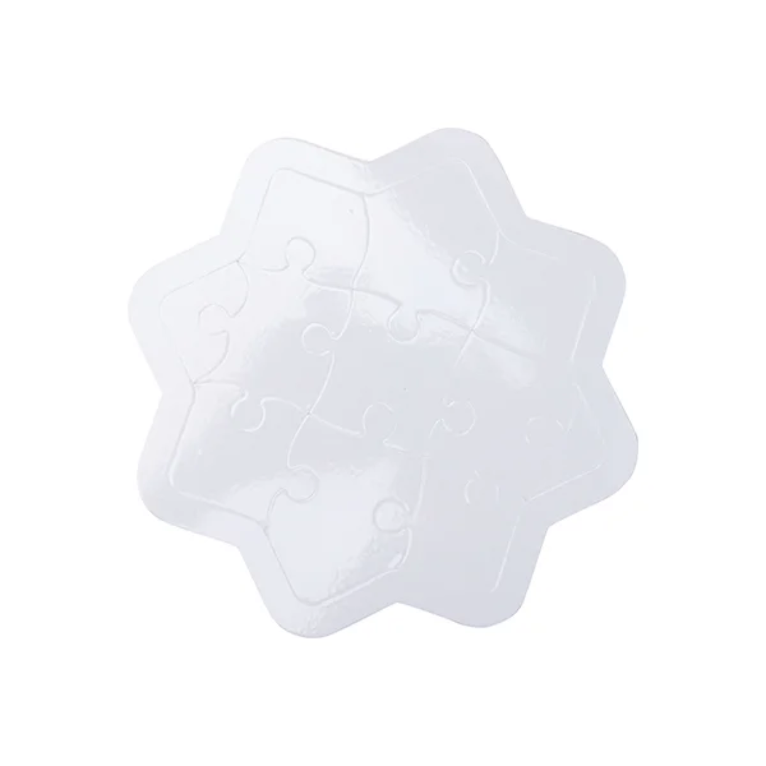 Glossy Octagon Puzzle | 200 x 200mm - 11pcs – Blank Print Media