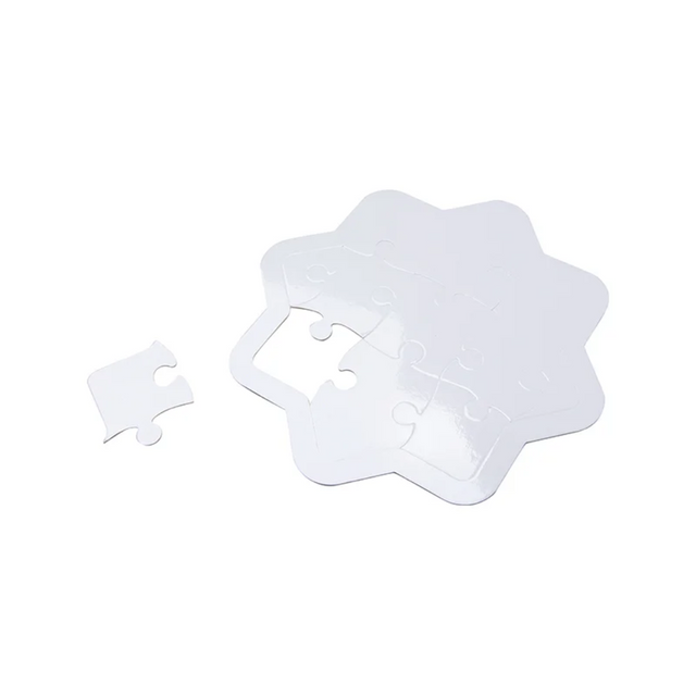 Glossy Octagon Puzzle | 200 x 200mm - 11pcs – Blank Print Media