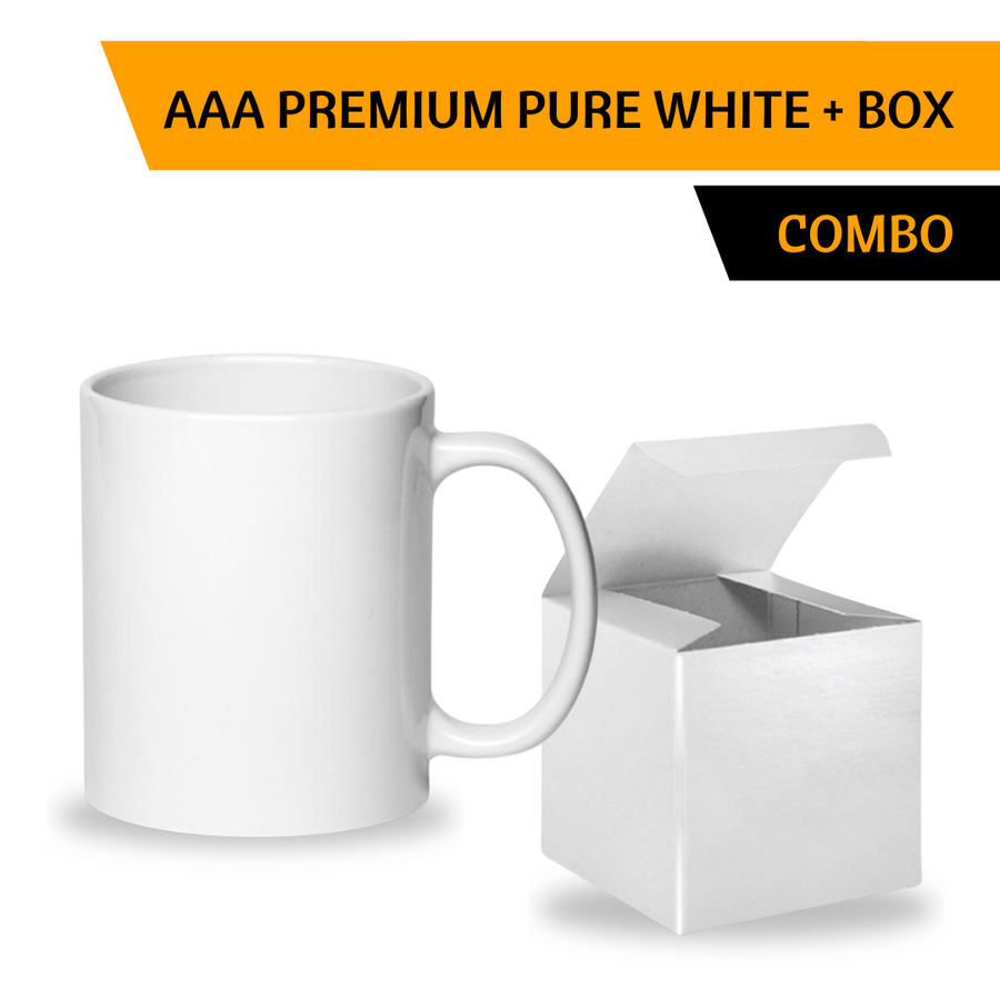 AAA Premium Mug & Postal Box Combo – Blank Print Media