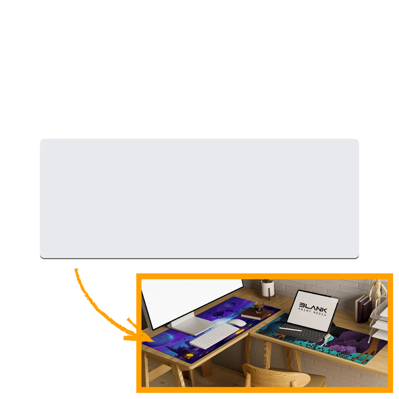 Sublimation Gaming Mat | 300x800mm – Blank Print Media