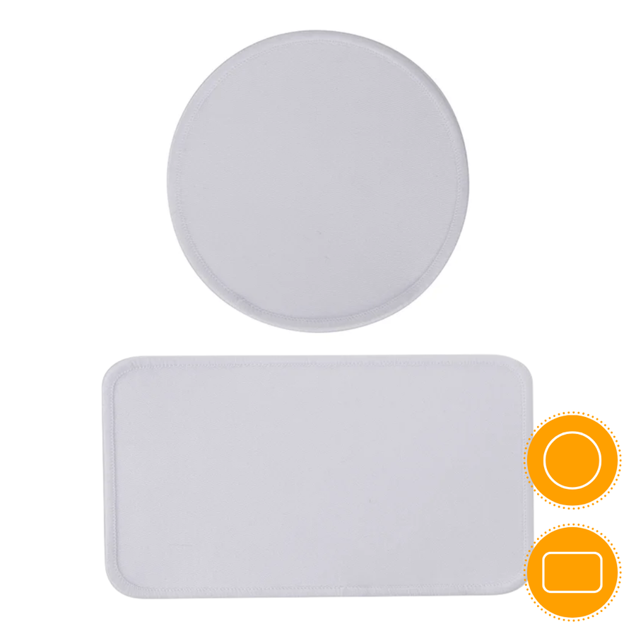 Gummed Sublimation Badge | 2 shapes – Blank Print Media