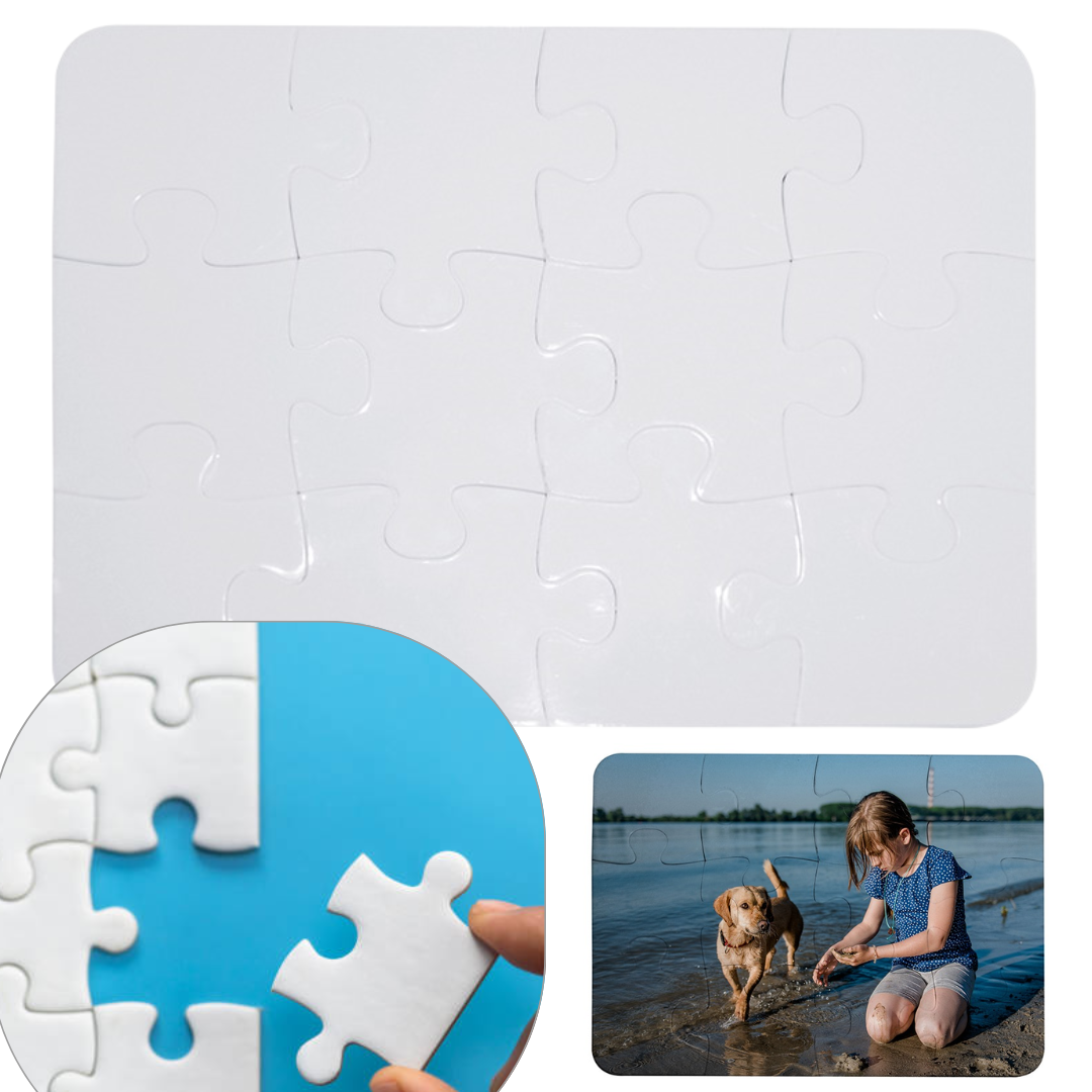 Premium Plastic Sublimation Puzzles | 3 Sizes – Blank Print Media